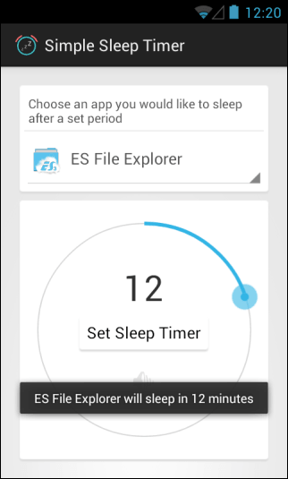 Super Simple Sleep Timer Android Application - Tech Entice