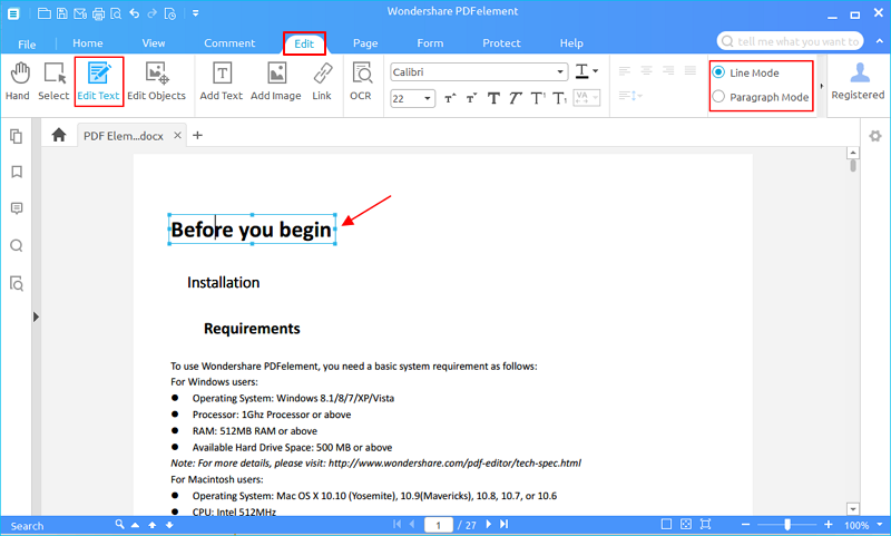 Get a Perfect Edited Document with the All Powerful PDFelement