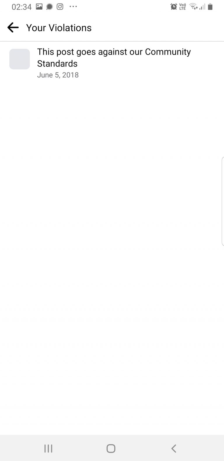 How To Find My Community Guideline Violations On Facebook?