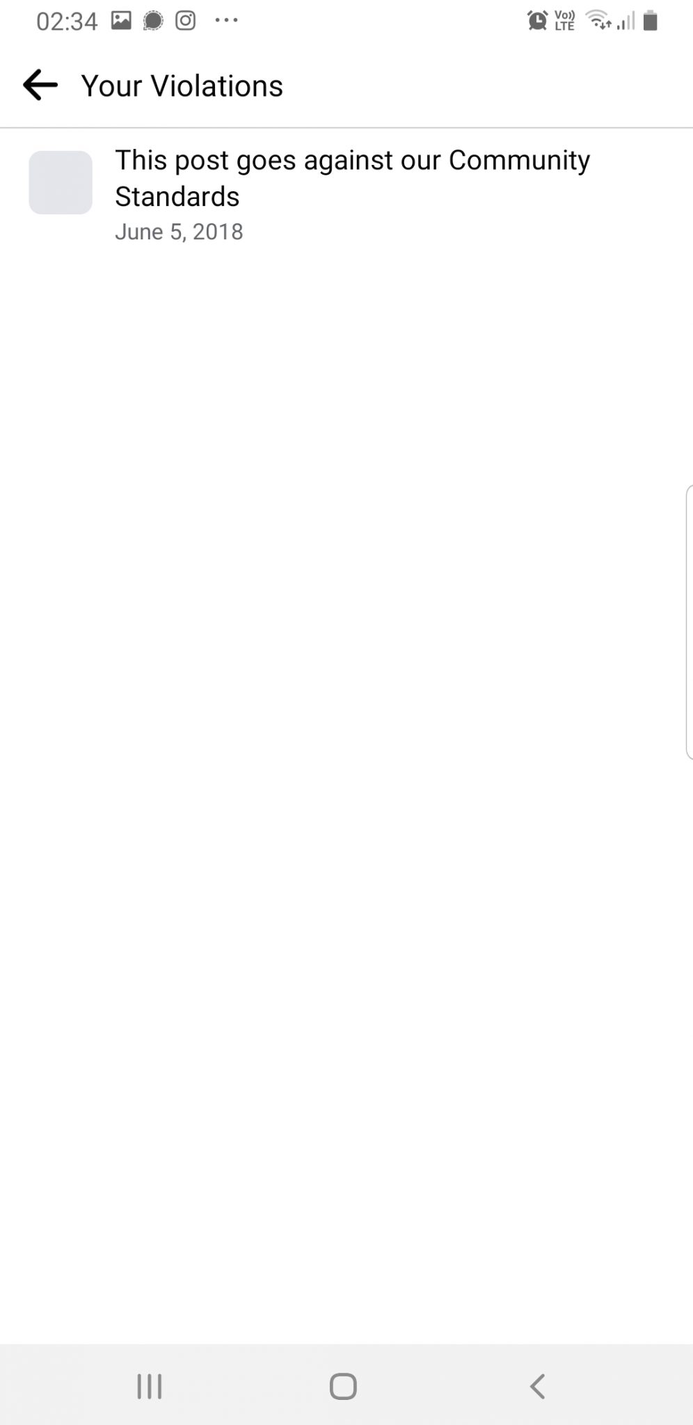 How To Find My Community Guideline Violations On Facebook?
