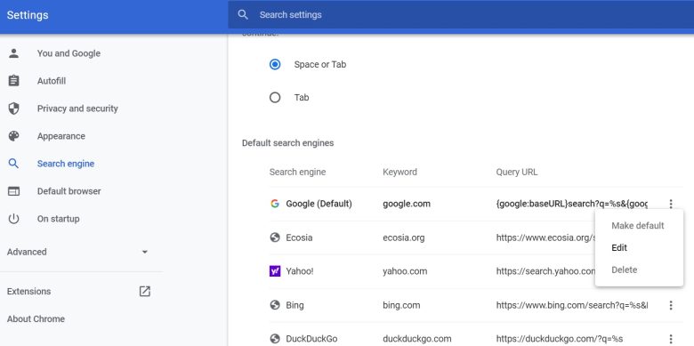 How To Change Your Default Search Engine in Google Chrome?